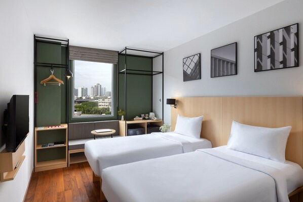Quarto Superior, 2 camas individuais | Vista do quarto