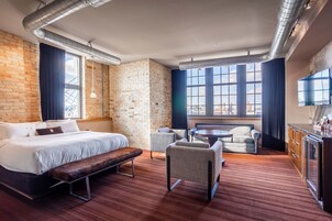 Quarto premium, 1 cama King, no canto | Vista para a cidade