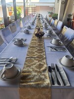 Serviço de café da manhã, culinária mexicana, vistas para a piscina 