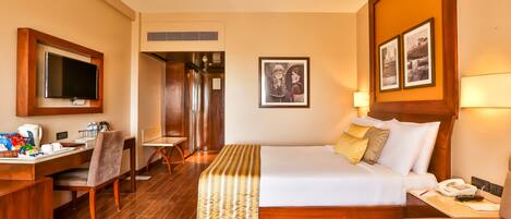 Quarto superior | 1 quarto, frigobar, cofres nos quartos, escrivaninha