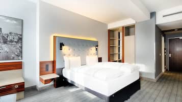 Quarto Duplo Standard | Cofre no quarto, cortinas/cortinados opacos, quartos insonorizados