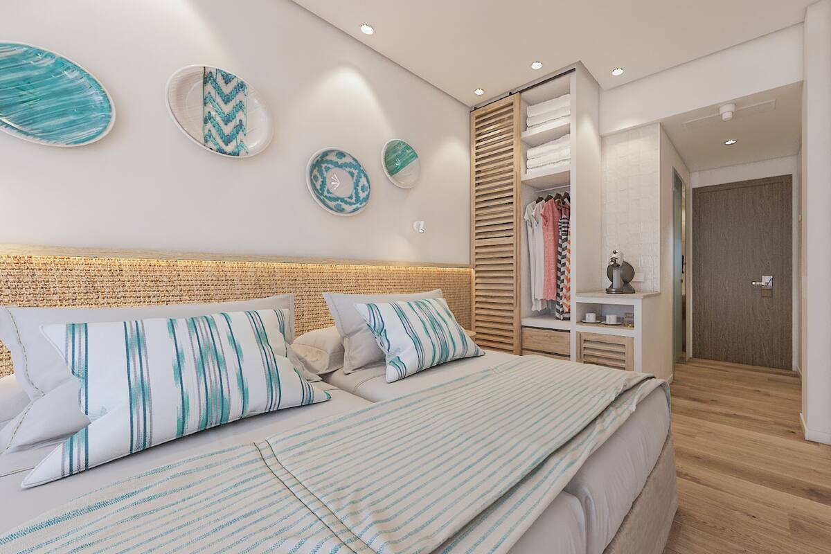 Secretária, Wi-fi, roupa de cama fornecida 