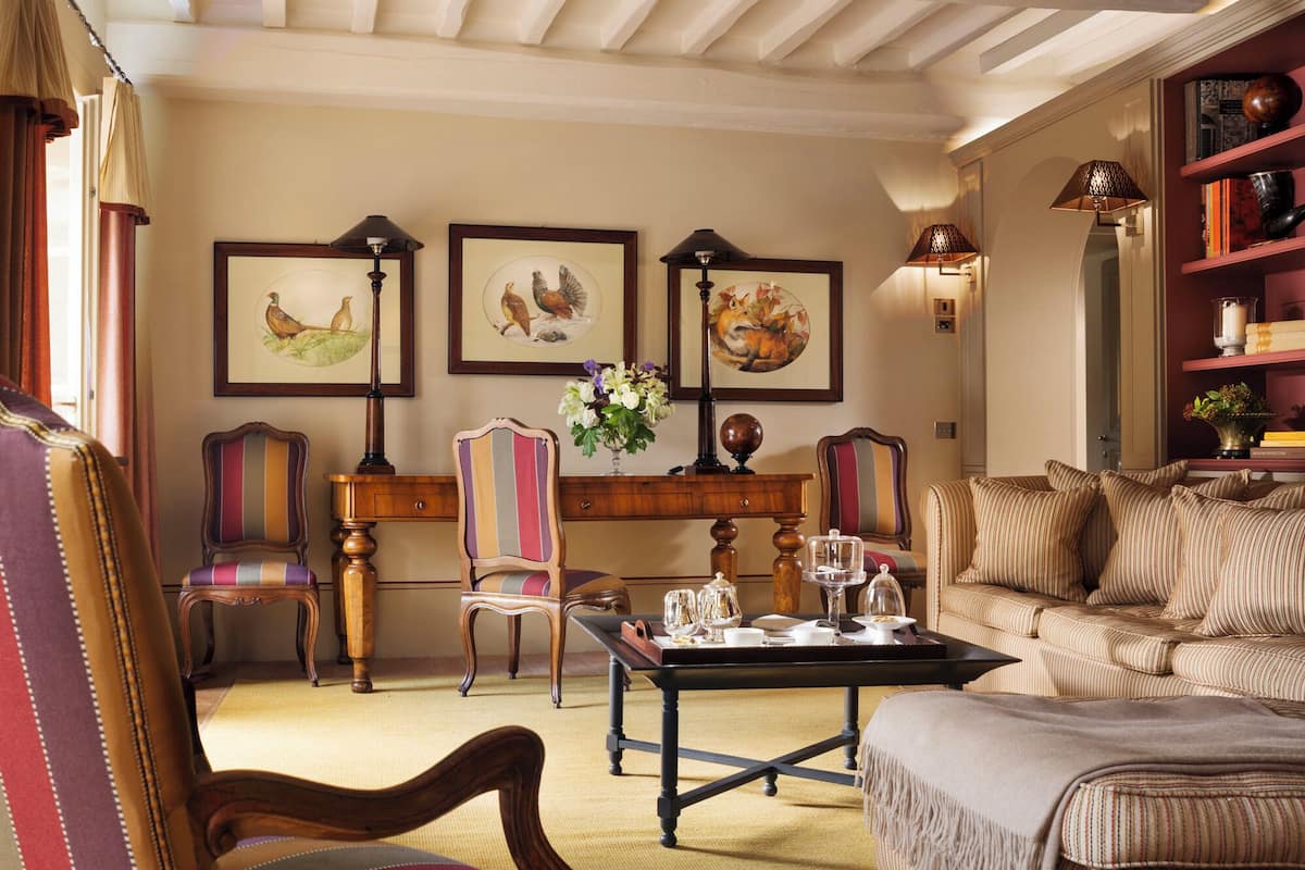 Quarto (Casa Fontaccia) | Roupa de alta qualidade, edredões de penas, minibar, cofre no quarto 