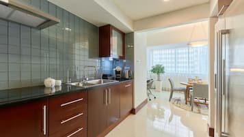 Quarto, 1 quarto (Residence with Private Jacuzzi) | Lençóis italianos Frette, roupa de alta qualidade
