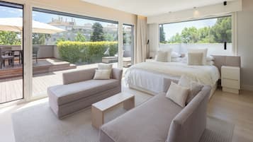 Penthouse | 1 quarto, roupa de alta qualidade, edredões de penas