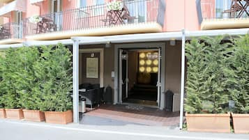 Entrada do alojamento
