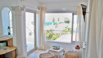 Suite Superior, 1 cama king-size, vista para o oceano | Vista para a praia ou o mar