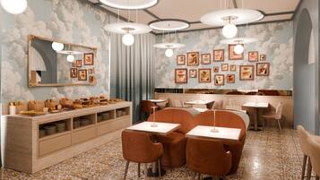 Café da manhã com buffet todos os dias (EUR 25 por pessoa)