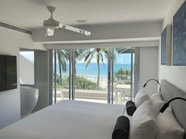 Starlight Penthouse | Roupas de cama premium, cofres nos quartos