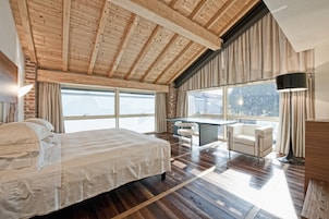 Roupa hipoalergénica, edredões de penas, minibar, cofre no quarto 