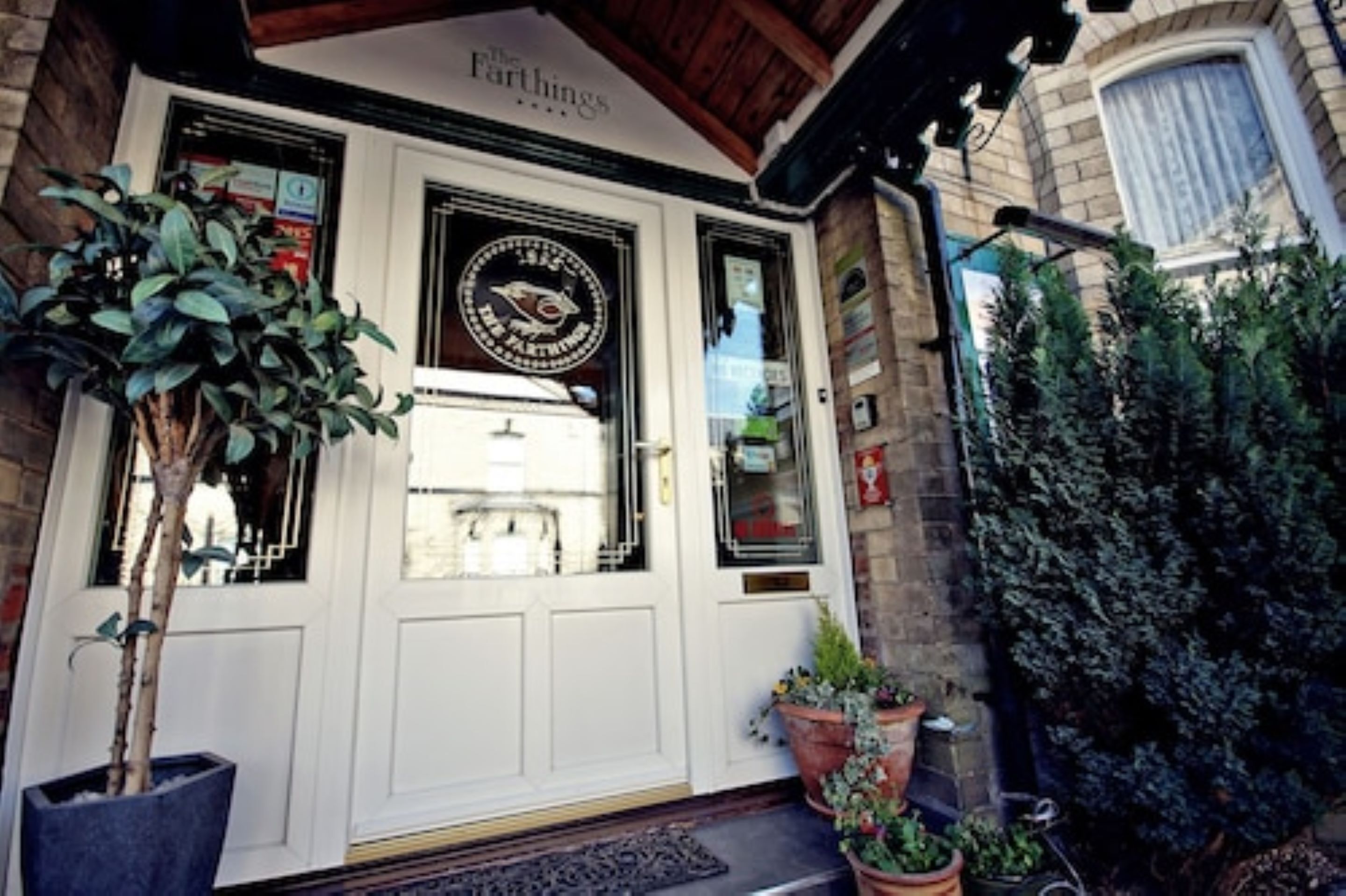 Entrada do alojamento