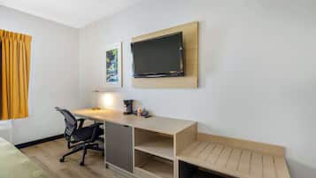 Quarto, 1 cama King, acessível, para não fumantes | Roupas de cama premium, camas com colchões pillow-top