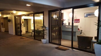 Entrada do alojamento