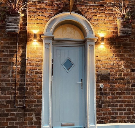 Entrada do alojamento