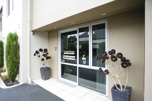 Entrada do alojamento