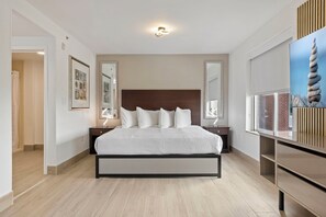 Roupas de cama premium, cofres nos quartos, individualmente mobiliados