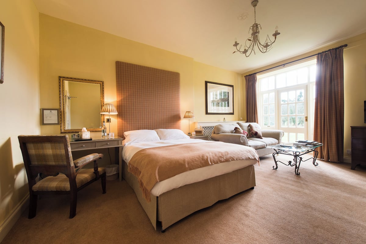 Quarto Duplo, no rés do chão | Lençóis de algodão egípcio, roupa de alta qualidade