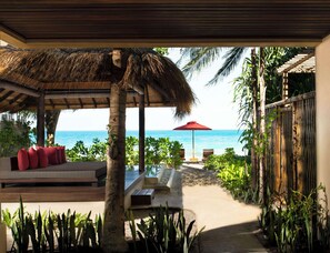 Suíte estúdio, vista para o oceano | Roupas de cama premium, frigobar, cofres nos quartos, escrivaninha