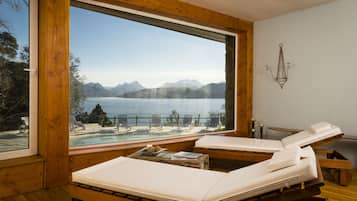 Sauna, tratamentos corporais, aromaterapia, 2 salas de tratamento