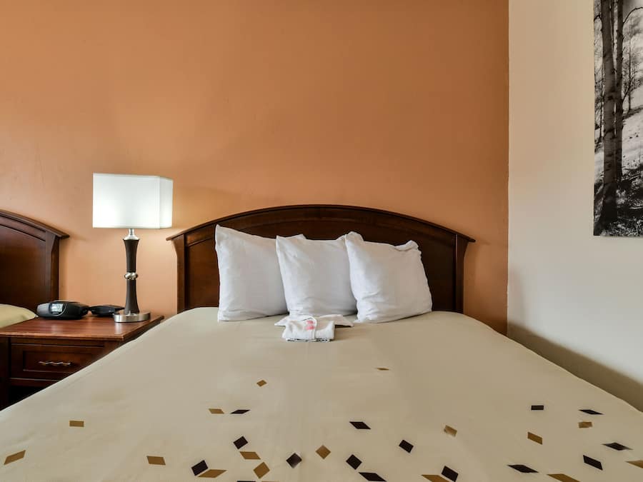 Quarto Superior, 2 camas queen-size, não fumadores | Sala | Televisor de 25 polegadas com canais por cabo