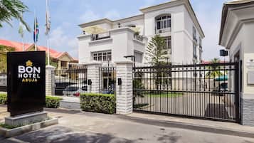 Entrada do alojamento