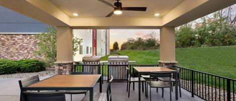 Opções para refeição ao ar livre