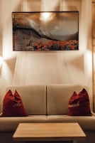 Quarto Duplo Premium, varanda | Roupa de alta qualidade, cofre no quarto, berços/camas para crianças