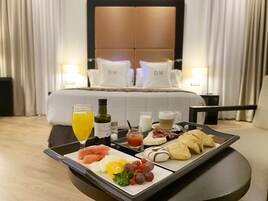 Opções para refeição no quarto