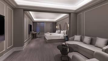 Quarto Privilege, Quarto, 2 camas individuais | 1 quarto, roupa de alta qualidade, edredões de penas, minibar grátis
