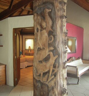 Vila, 1 quarto, de frente para o oceano | Cofres nos quartos, individualmente decorados