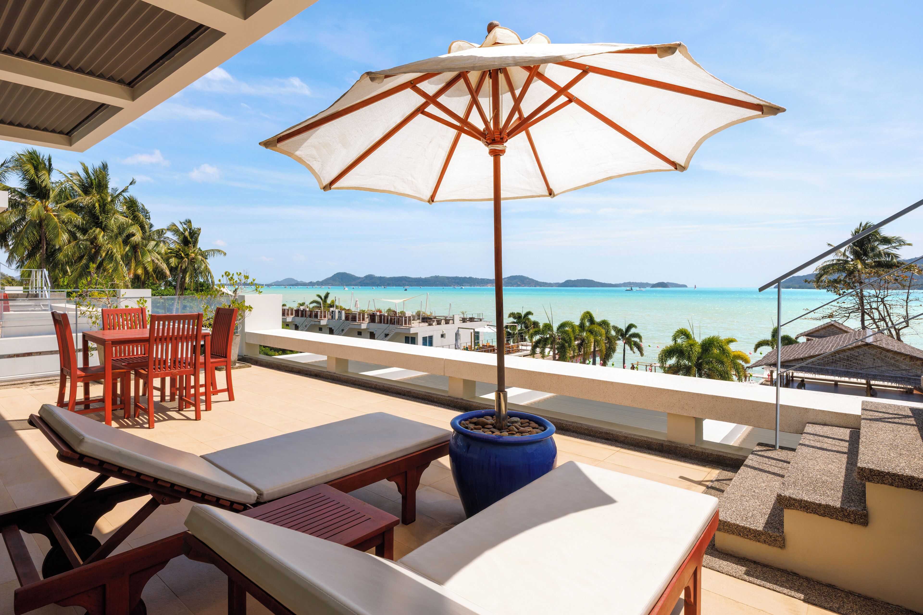 Premium One Bedroom Penthouse Ocean View | Terraço/pátio interior