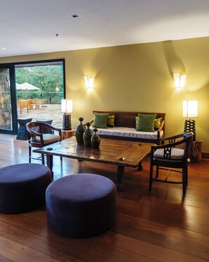 Sala de estar do lobby