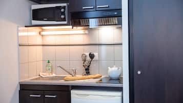 Appartement Supérieur Duplex - 4 personnes | Cozinha privada | Geladeira, micro-ondas, cooktop, chaleira elétrica