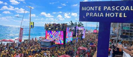 Vista para a cidade desde o alojamento
