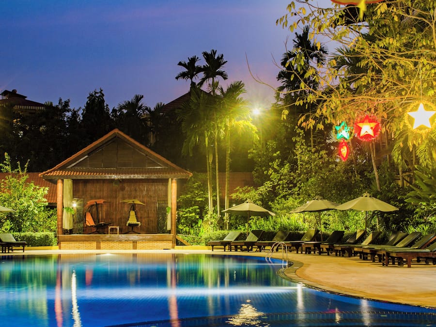 Espaço exterior para banquetes