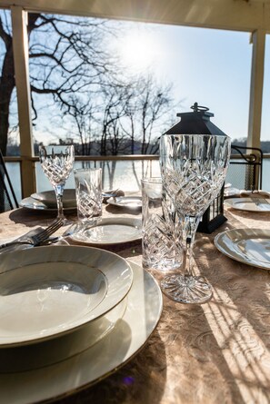 Opções para refeição ao ar livre