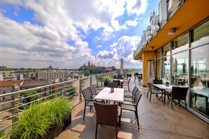 Vista para a cidade desde o alojamento