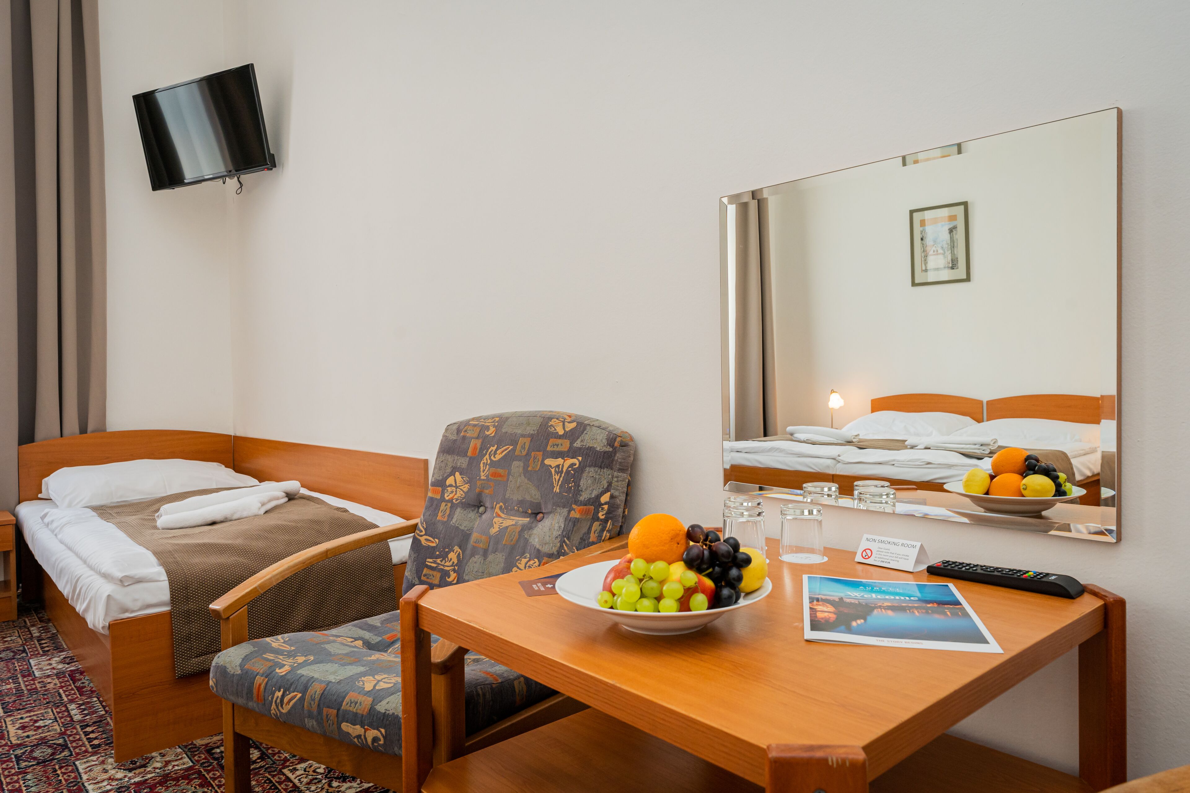 Cofres nos quartos, Wi-Fi (sobretaxa), roupa de cama