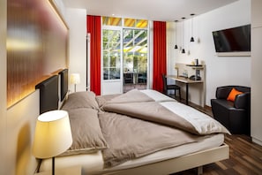 Quarto standard | Roupas de cama premium, cofres nos quartos, escrivaninha