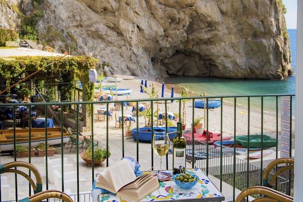 Vista para a praia ou o mar