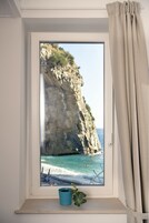 Suíte júnior, 1 cama de casal, vista para o mar | Vista para praia/oceano