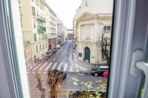 Vista para a cidade desde o alojamento