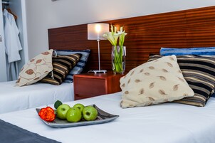 Suite | 1 quarto, camas de colchão pillowtop, cofre no quarto 