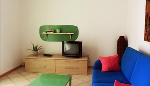 Apartamento clássico | Sala de estar | TV