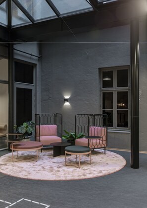 Sala de estar do lobby