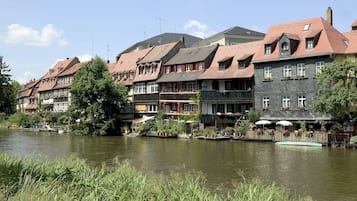 Vista para a cidade desde o alojamento