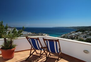 Vista para o campo desde o alojamento