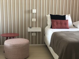 Quarto casal luxo, 1 quarto, vista para o mar, ao lado da praia | Roupas de cama antialérgicas