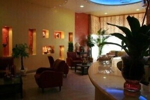 Área de estar no saguão