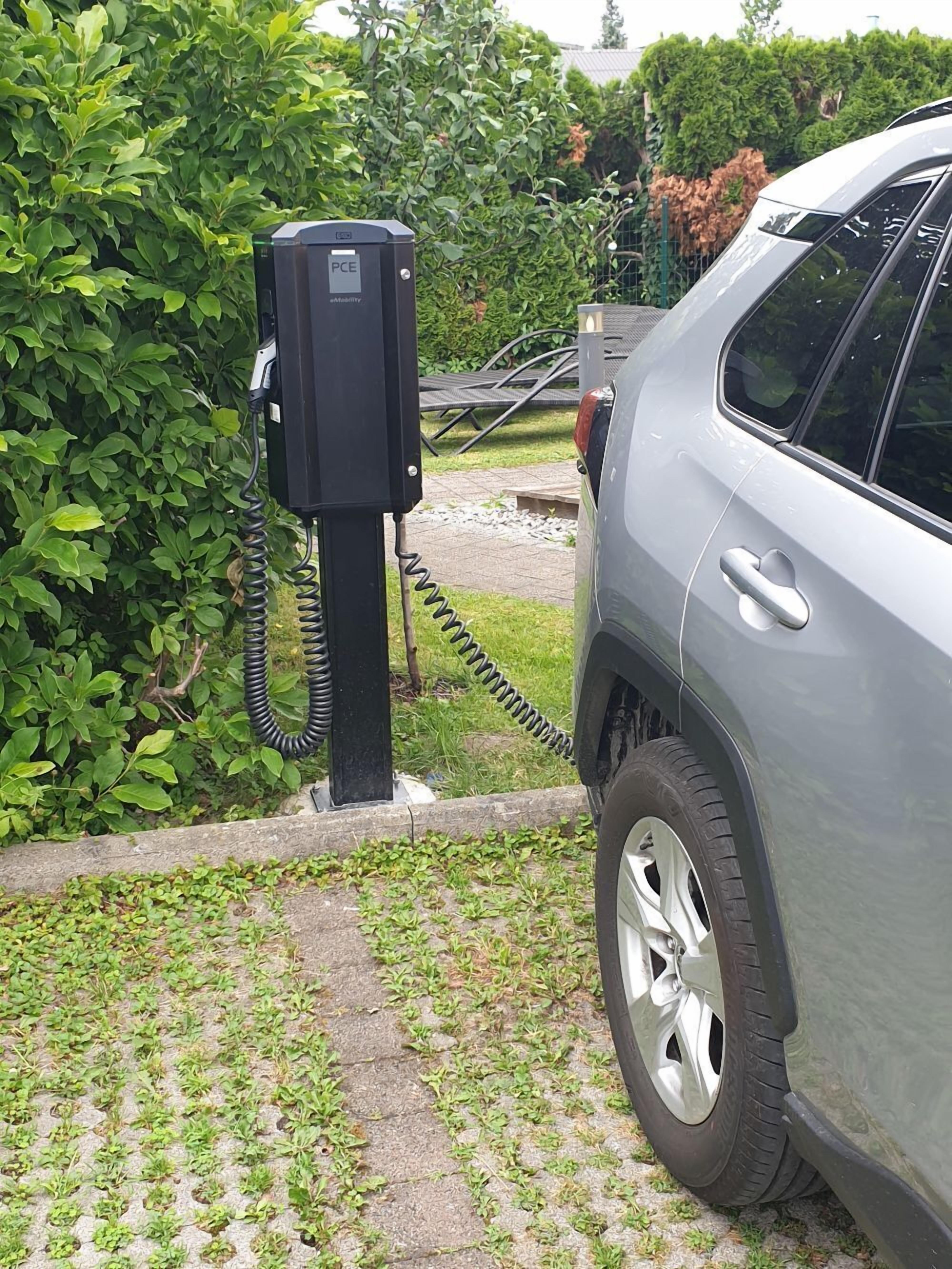 Estação de carregamento de veículos elétricos